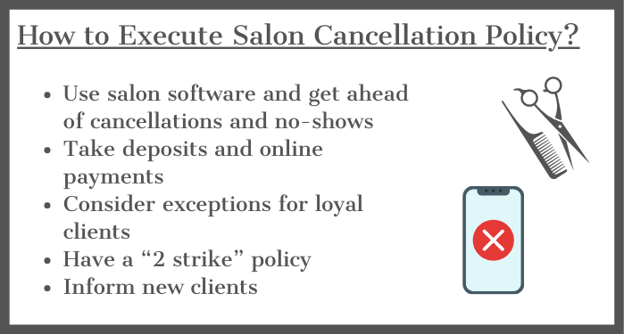 12 Effective Salon Cancellation Policy Templates And Examples Zolmi