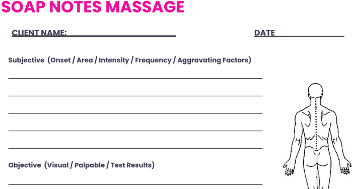 How To Write Massage Therapy Soap Notes In 2023 Examples Zolmi